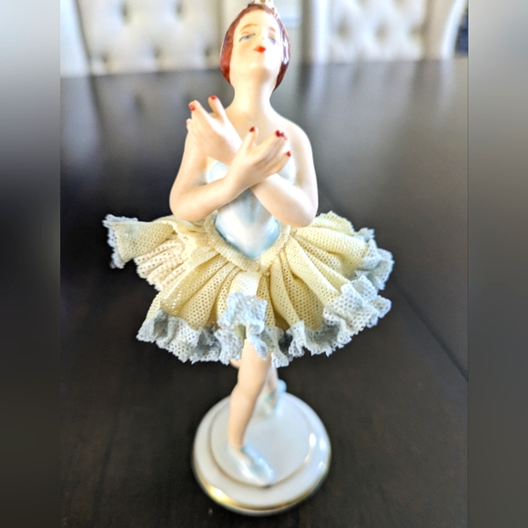 Dresden | Accents | Vintage German Dresden Brunette Ballerina 5 | Poshmark